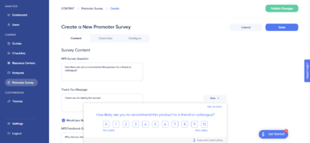 UserGuiding for Customer satisfaction: Features, Pricing, and Review